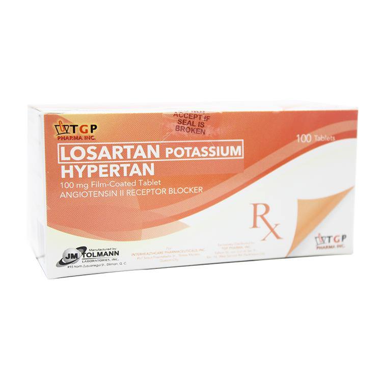 HYPERTAN Losartan Potassium 100mg Film-Coated Tablet 100's price in the ...
