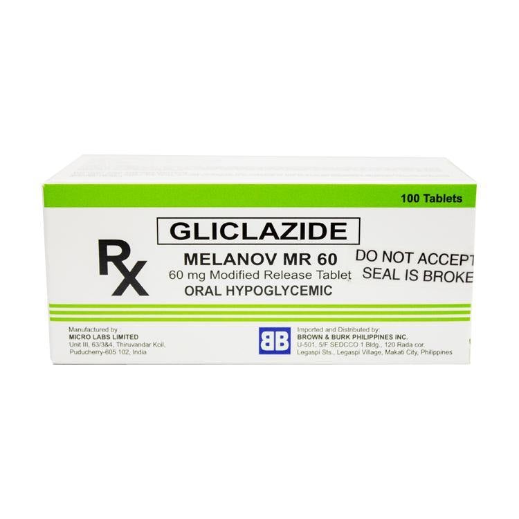 MELANOV MR 60 Gliclazide 60mg Modified-Release Tablet 100's price in ...