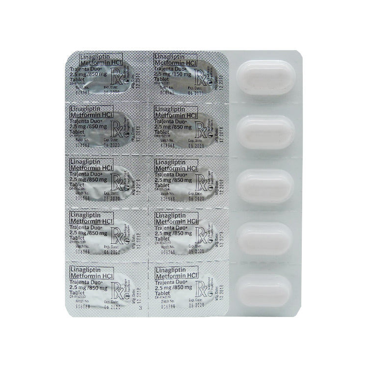 Buy Trajenta duo linagliptin / metformin hydrochloride 2.5mg / 850mg ...