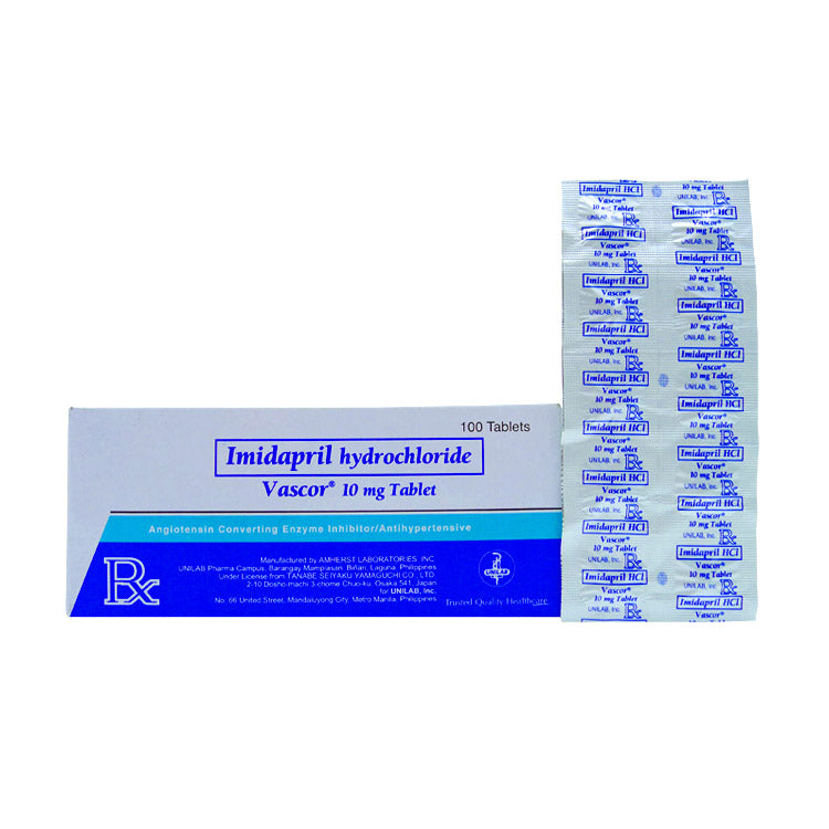 VASCOR Imidapril Hydrochloride 10mg Tablet 100's price in the ...