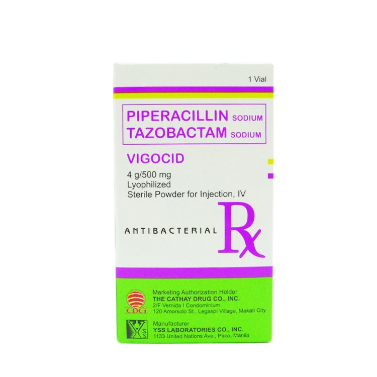 VIGOCID Piperacillin / Tazobactam 4g / 500mg Lyophilized Powder for IV ...