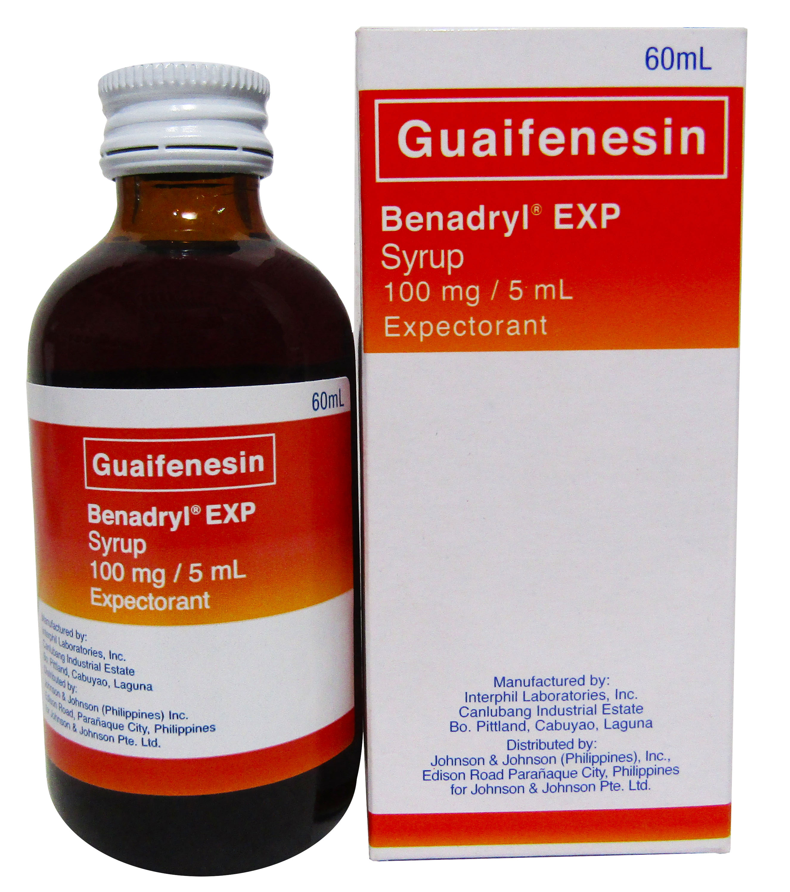 BENADRYL EXP Guaifenesin 100mg / 5mL Syrup 60mL price in the ...