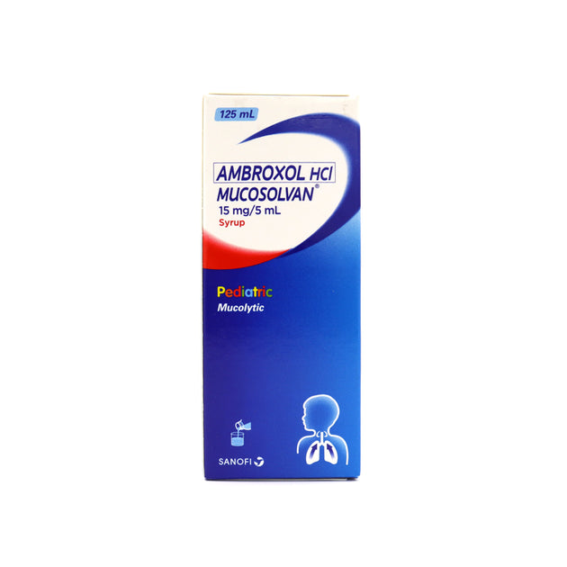 MUCOSOLVAN Ambroxol Hydrochloride 15mg / 5mL Syrup 125mL price in the ...