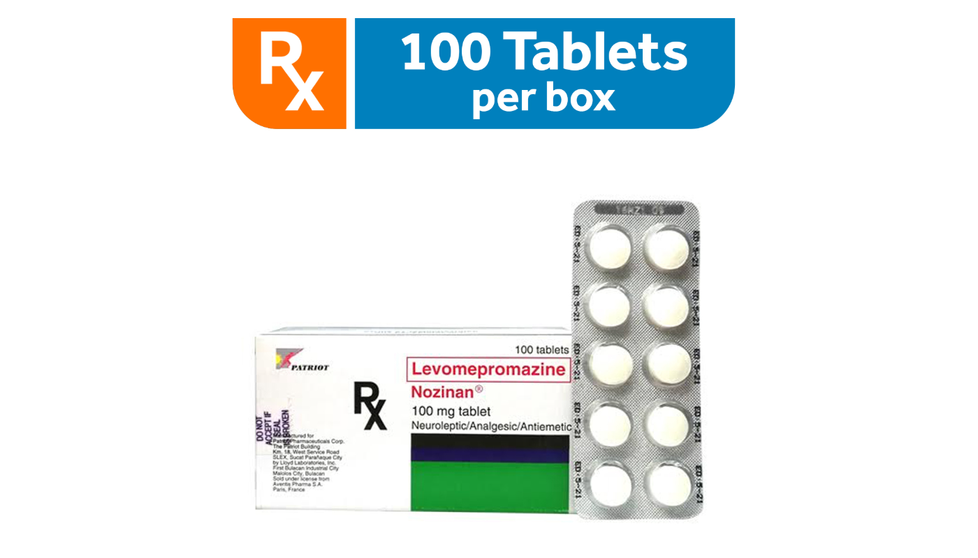 NOZINAN Levomepromazine Maleate 100mg Tablet 100's price in the ...