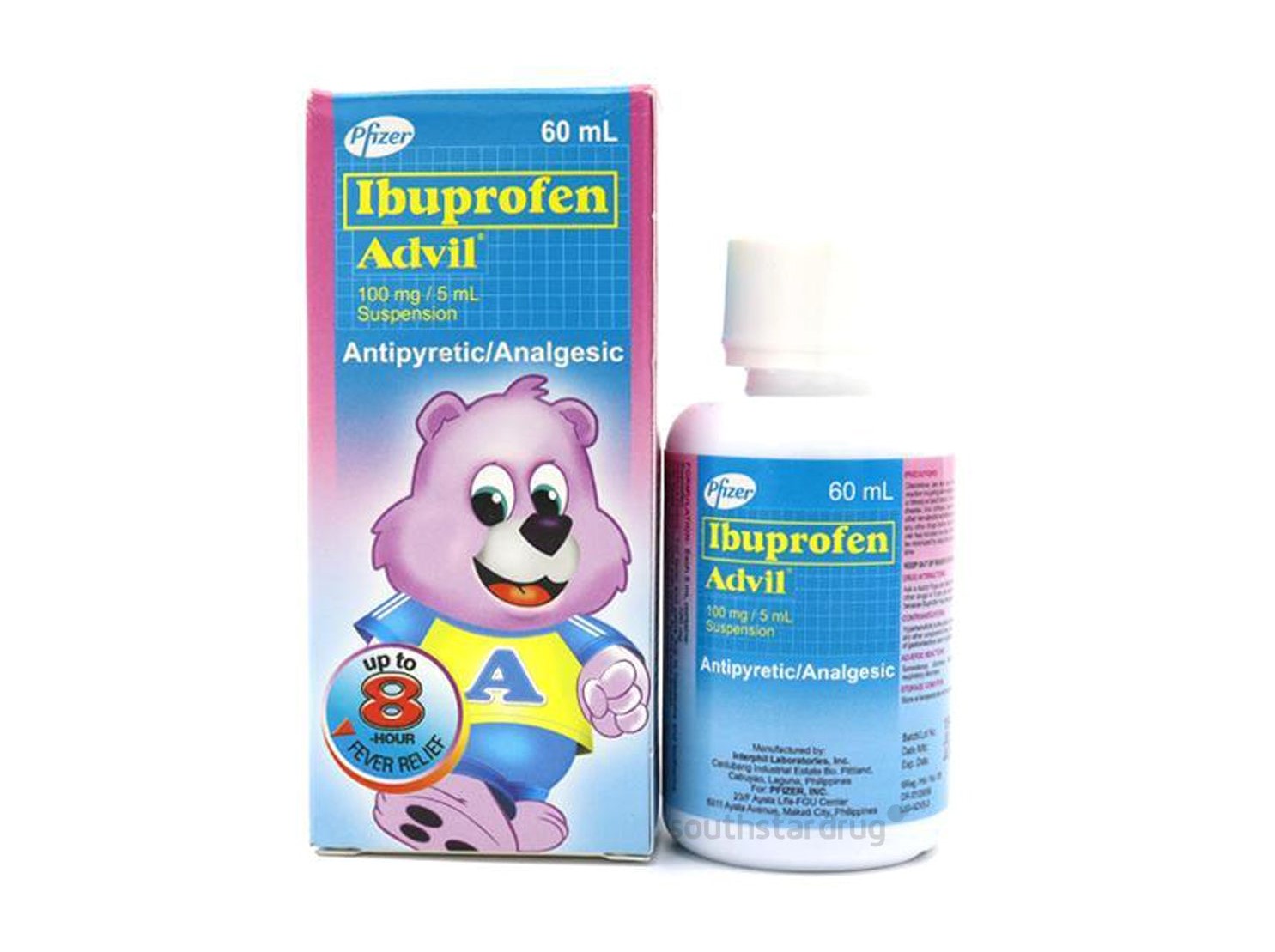 ADVIL Ibuprofen 100mg / 5mL Suspension 60mL price in the Philippines ...