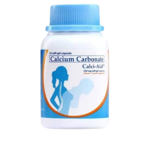 CALCI-AID Calcium Carbonate 1250mg SoftGel Capsule 30's price in the ...