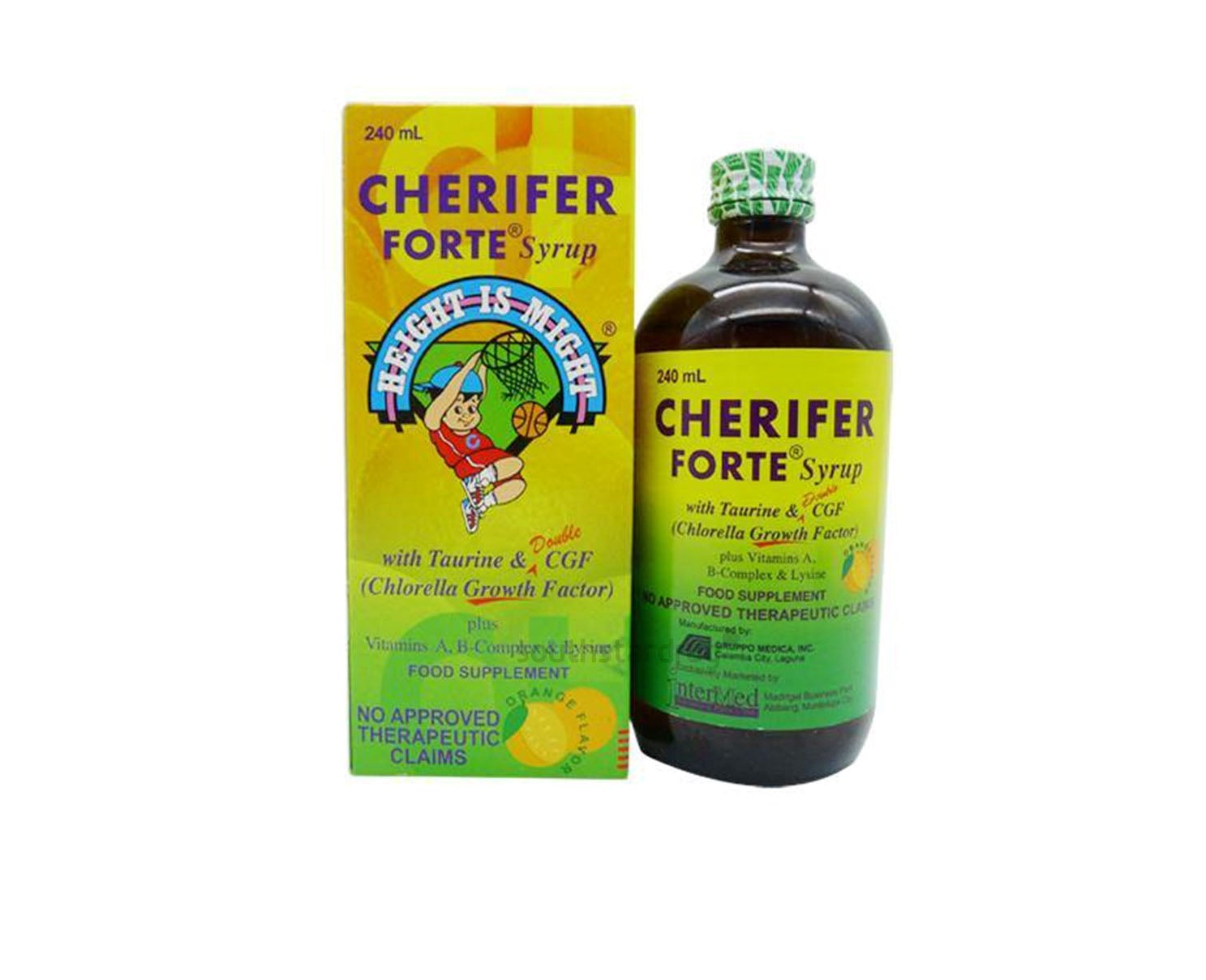 CHERIFER FORTE Taurine / Double Chlorella Growth Factor / Vitamin A ...