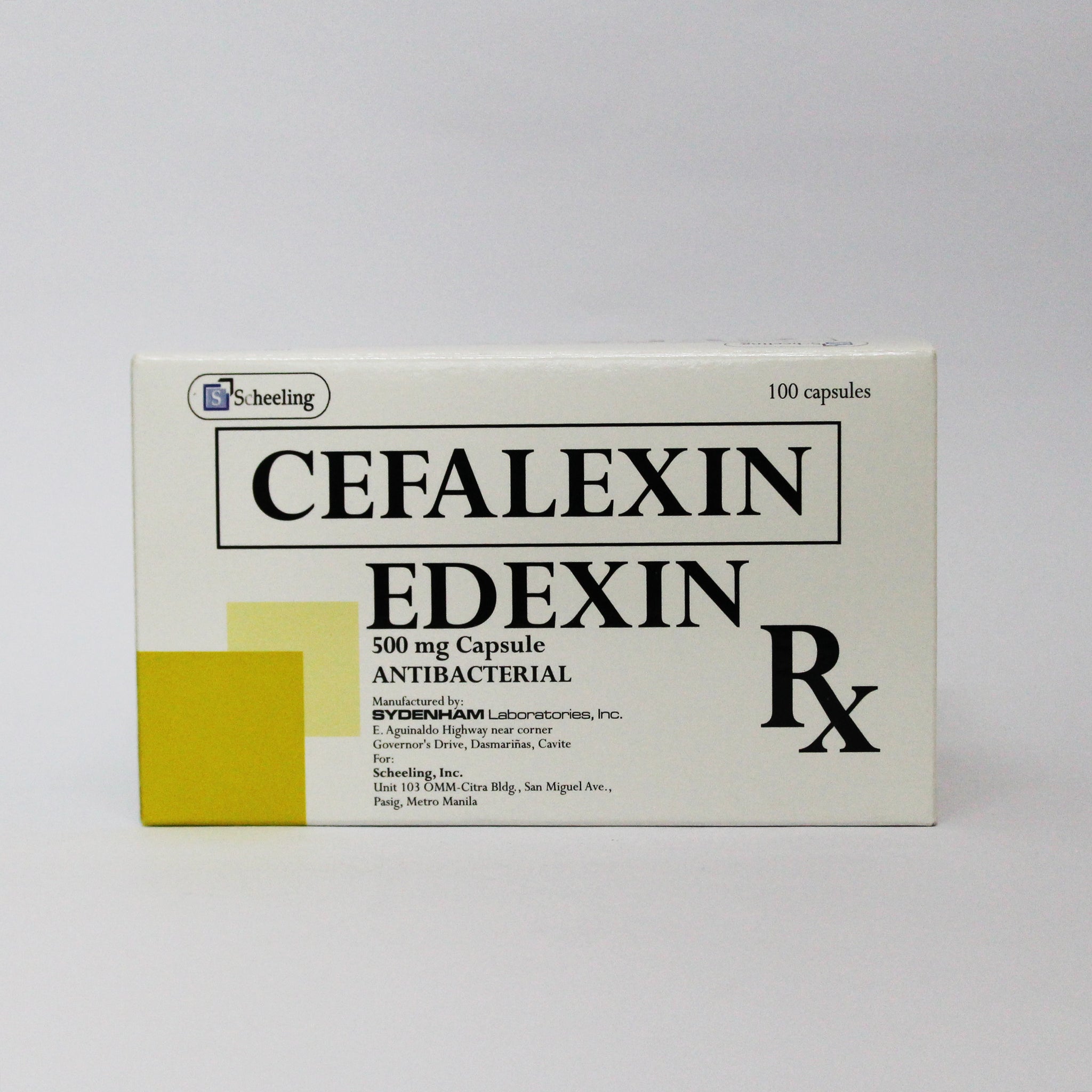 EDEXIN Cefalexin monohydrate 500mg Capsule 100's price in the ...