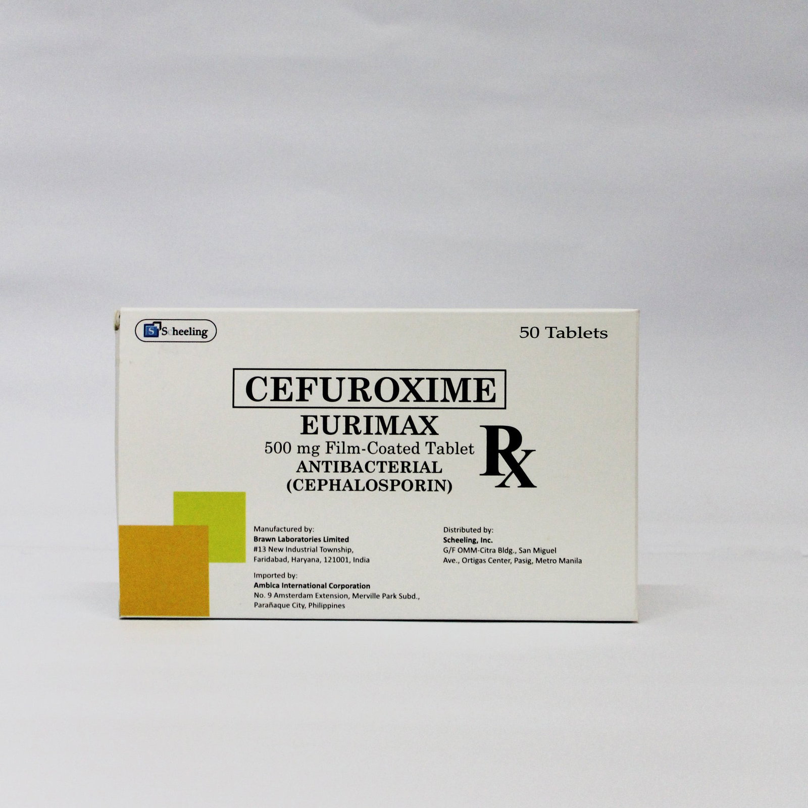 EURIMAX Cefuroxime Axetil 500mg Film-Coated Tablet 50's price in the ...