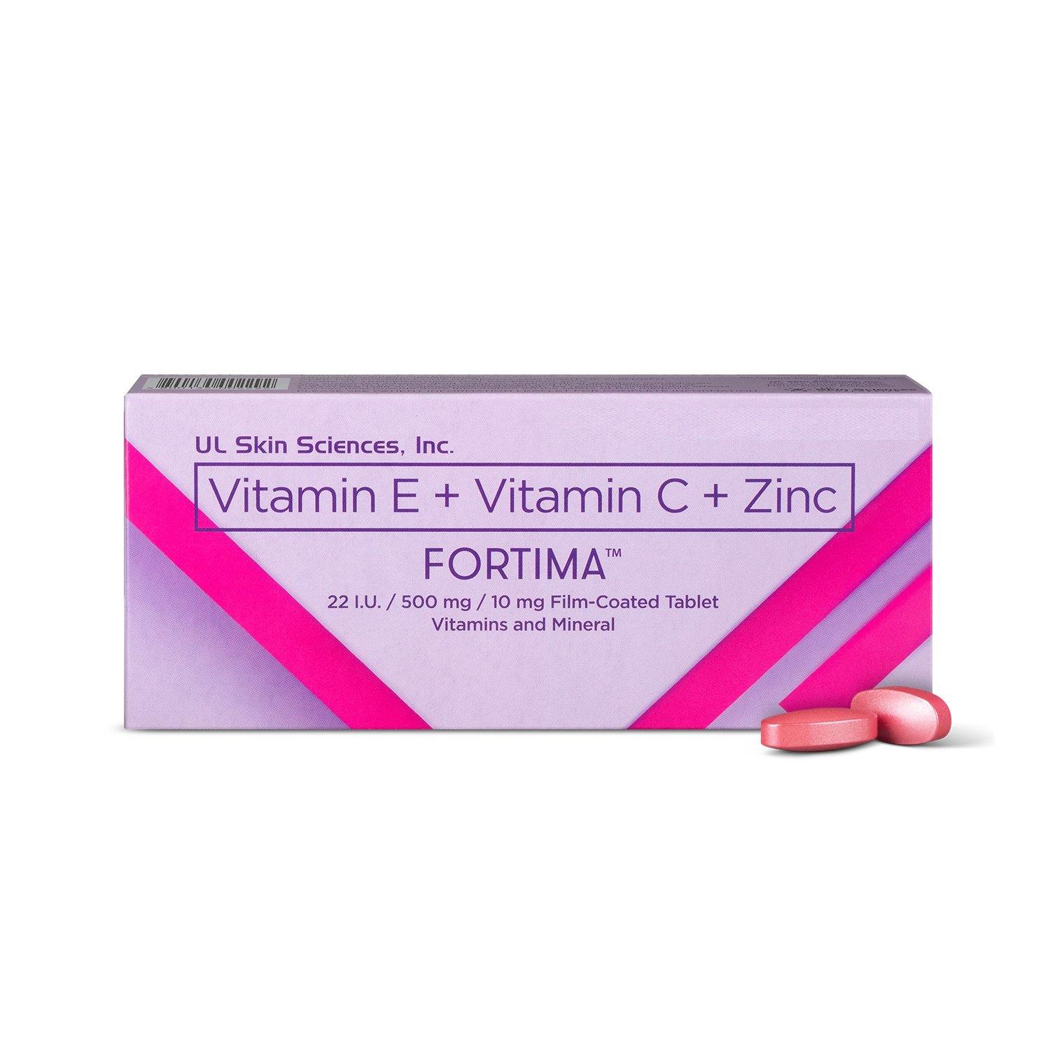 FORTIMA D-Alpha Tocopheryl Succinate / Ascorbic Acid / Zinc Film-Coated ...