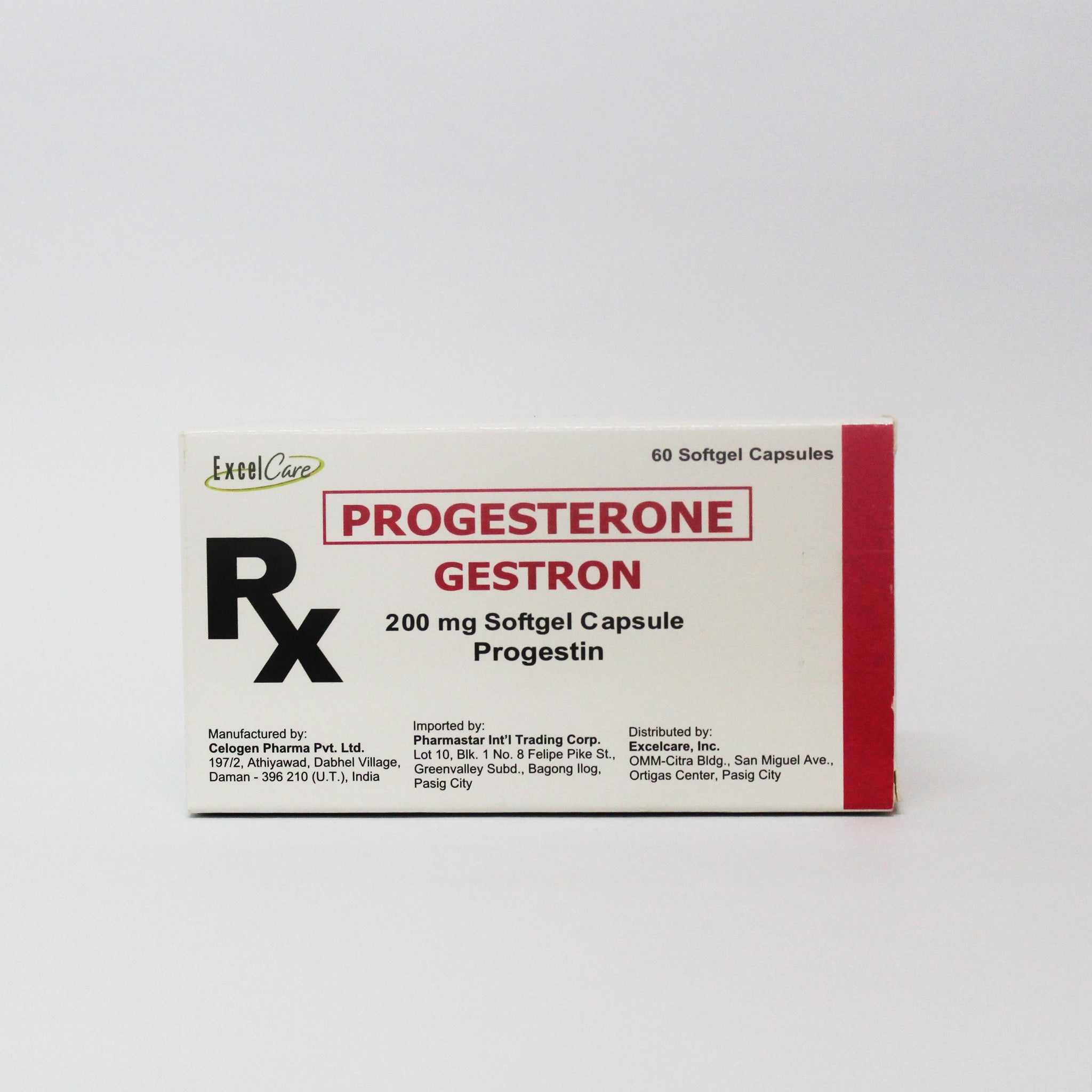 GESTRON Progesterone 200mg Softgel Capsule 60's price in the ...