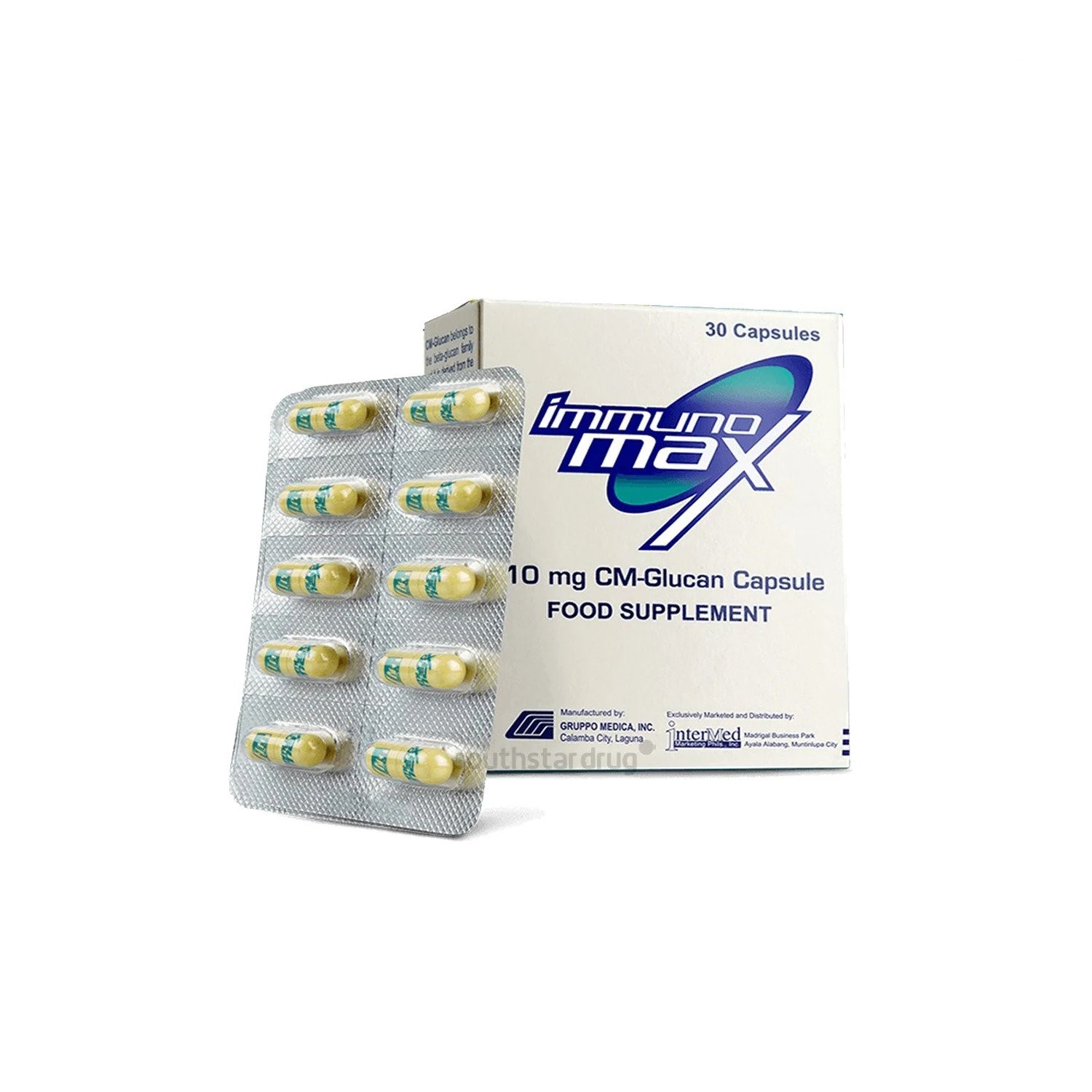 IMMUNOMAX CM-Glucan 10mg Food Supplement Capsule 30's price in the ...