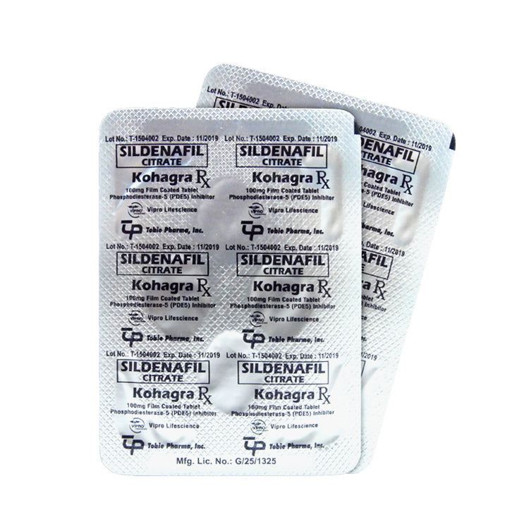 KOHAGRA Sildenafil 100mg - 1 Box x 4 Tabs price in the Philippines ...