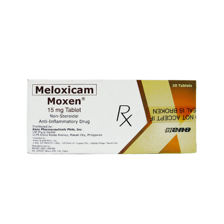 MOXEN Meloxicam 15mg Tablet 20's price in the Philippines | MedsGo Pharmacy