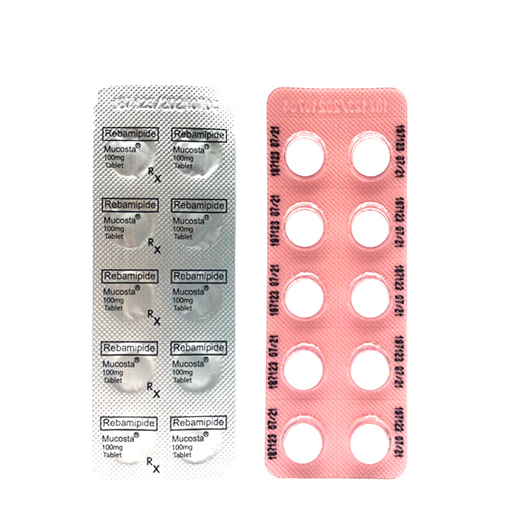 MUCOSTA Rebamipide 100mg Tablet 100's price in the Philippines | MedsGo ...