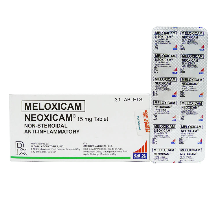 NEOXICAM Meloxicam 15mg Tablet 30's price in the Philippines | MedsGo ...
