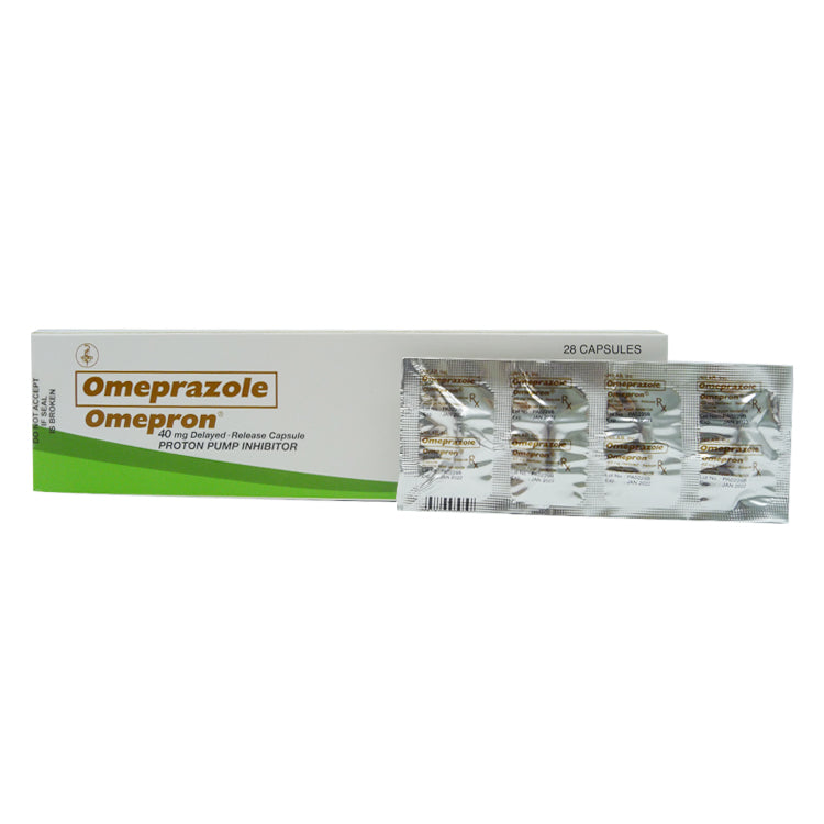 OMEPRON Omeprazole 40mg Delayed-Release Capsule 28's price in the ...