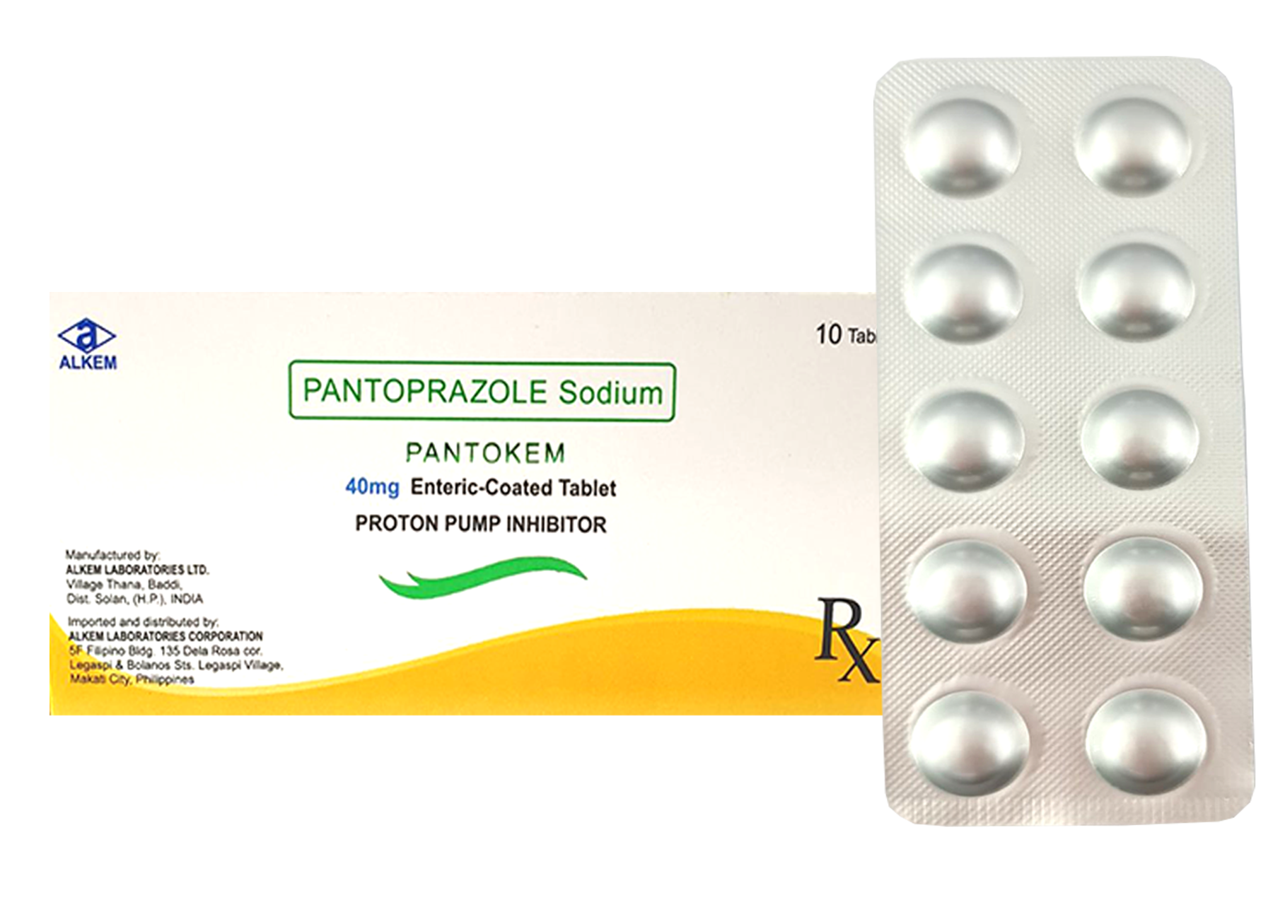 PANTOKEM Pantoprazole Sodium Sesquihydrate 40mg Tablet 100's price in the Philippines | MedsGo ...