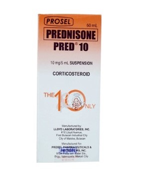 PRED 10 Prednisone 10mg / 5mL Suspension 60mL price in the Philippines ...