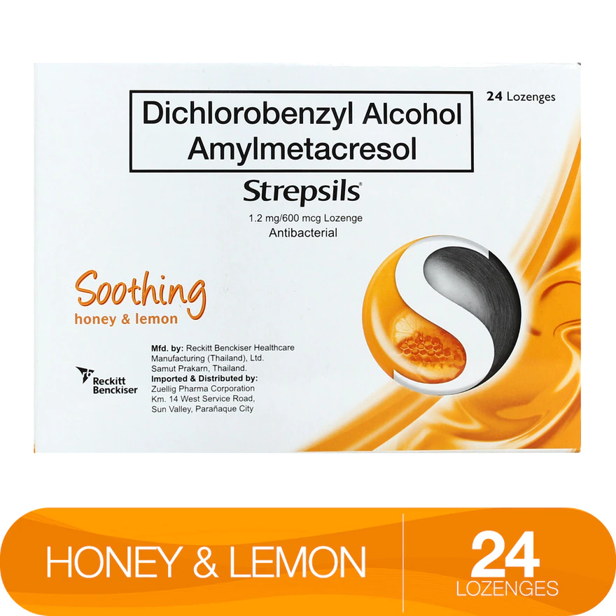 STREPSILS SOOTHING Dichlorobenzyl Alcohol / Amylmetacresol 1.2mg ...