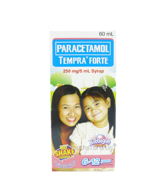 TEMPRA FORTE Paracetamol 250mg / 5mL Syrup 60mL Bubblegum price in the ...