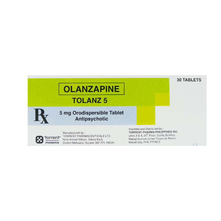 TOLANZ 5 Olanzapine 5mg Orodispersible Tablet 30's price in the ...
