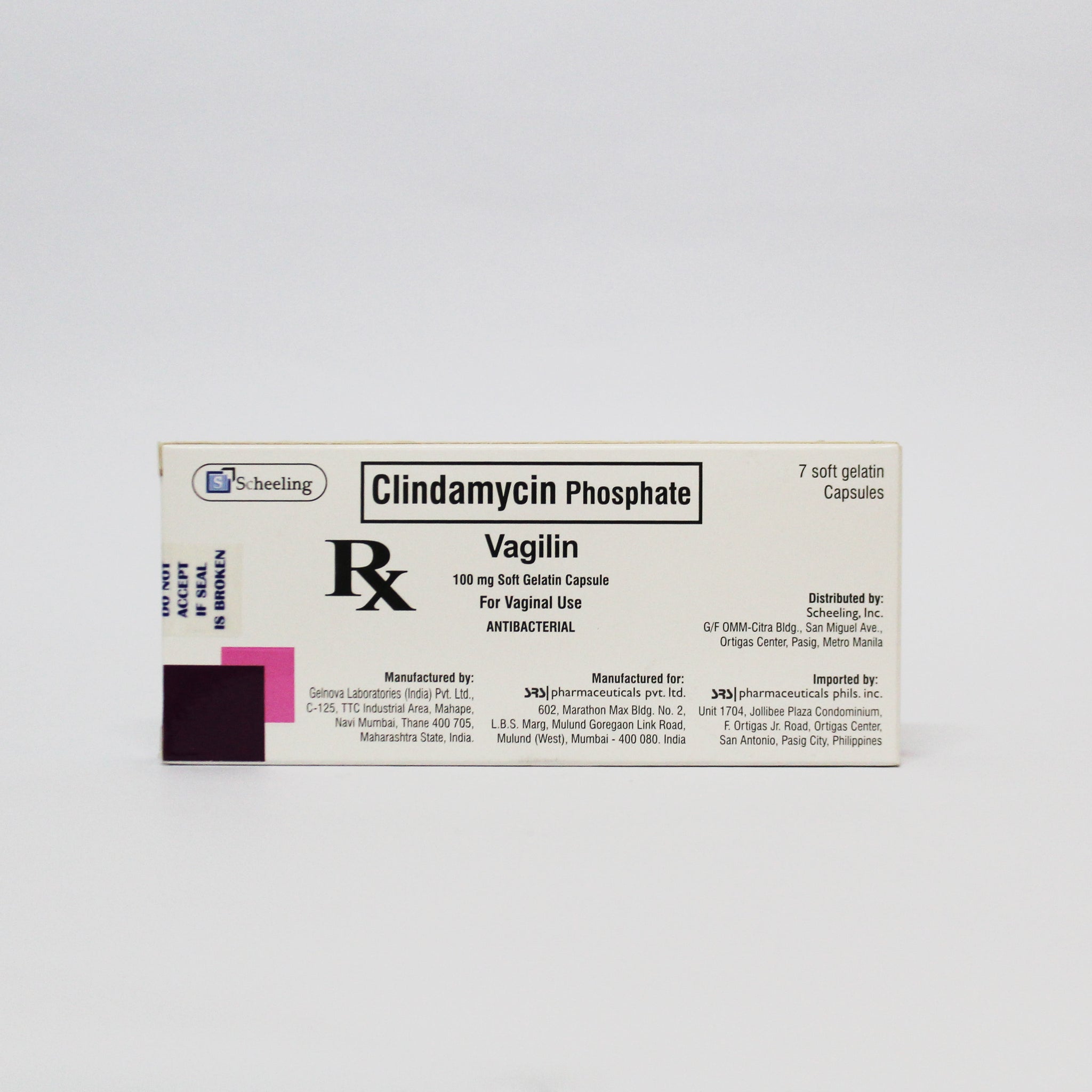 VAGILIN Clindamycin 100mg Vaginal Soft Gel Capsule 7's price in the ...