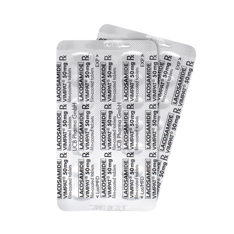 VIMPAT Lacosamide 50mg Film-Coated Tablet 56's price in the Philippines ...
