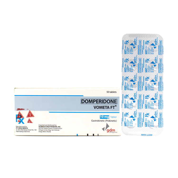 VOMETA FT Domperidone 10mg Tablet 50's price in the Philippines ...