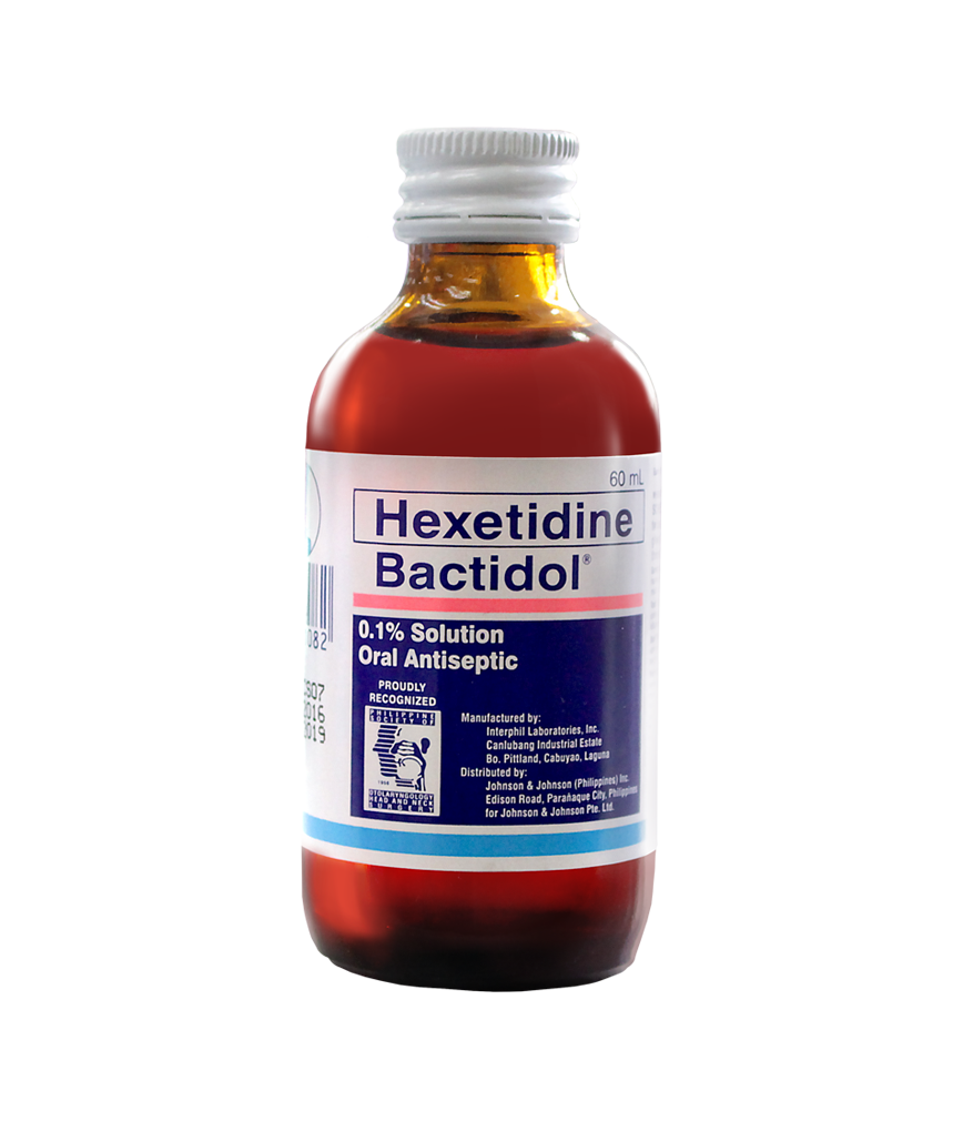 BACTIDOL Hexetidine 0.1% Solution 60mL price in the Philippines ...
