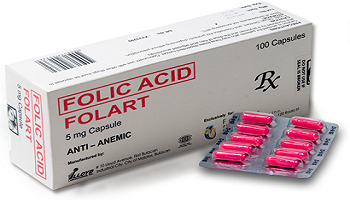 FOLART Folic Acid 5mg Capsule 100's price in the Philippines | MedsGo ...