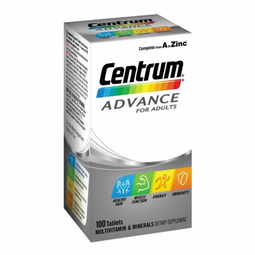 CENTRUM ADVANCE Multivitamins / Minerals Film-Coated Tablet 100's price ...