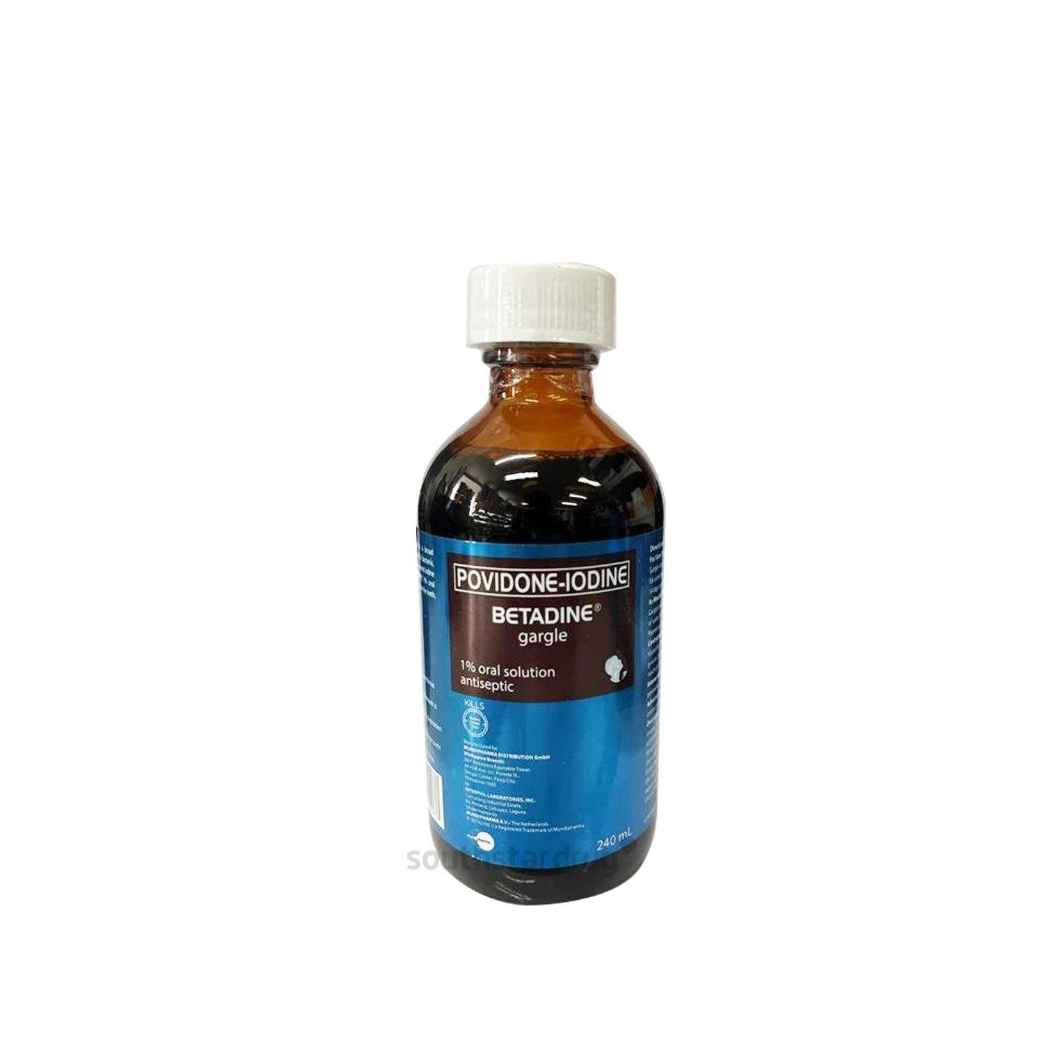 BETADINE Povidone-Iodine 1.0% Oral Antiseptic Solution 240mL price in the Philippines | MedsGo ...