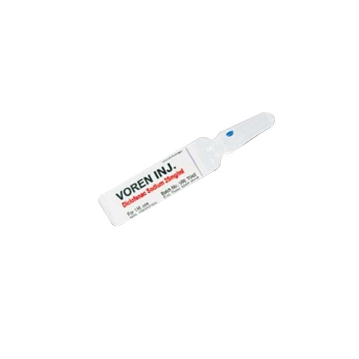 VOREN Diclofenac Sodium 25mg / mL Solution for IM Injection 3mL 10's ...