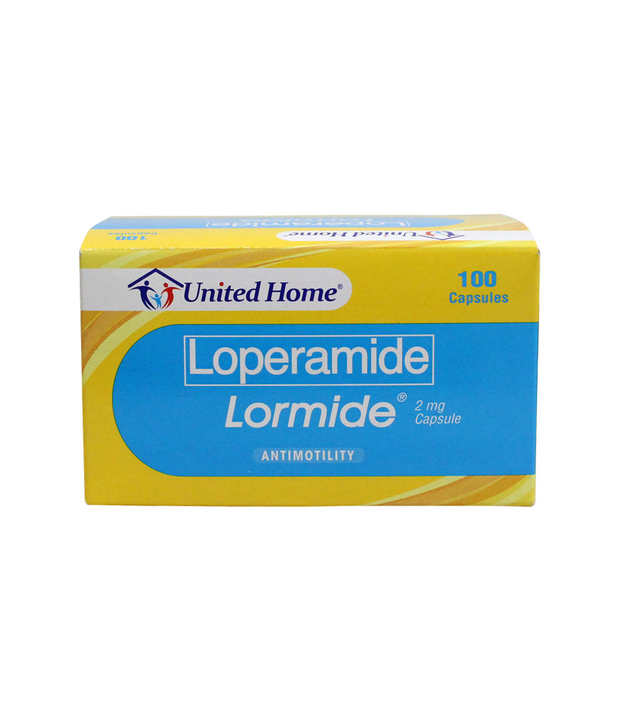 UNITED HOME LORMIDE Loperamide 2mg Capsule 100's price in the ...