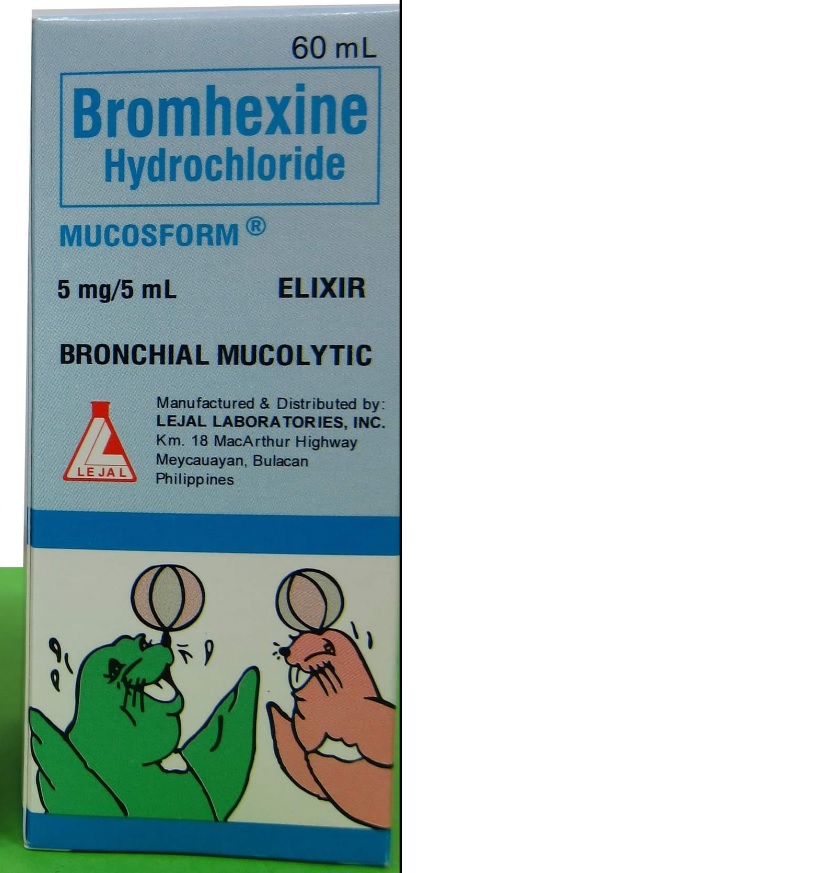 MUCOSFORM Bromhexine Hydrochloride 5mg per 5 mL Elixir 60mL price in ...