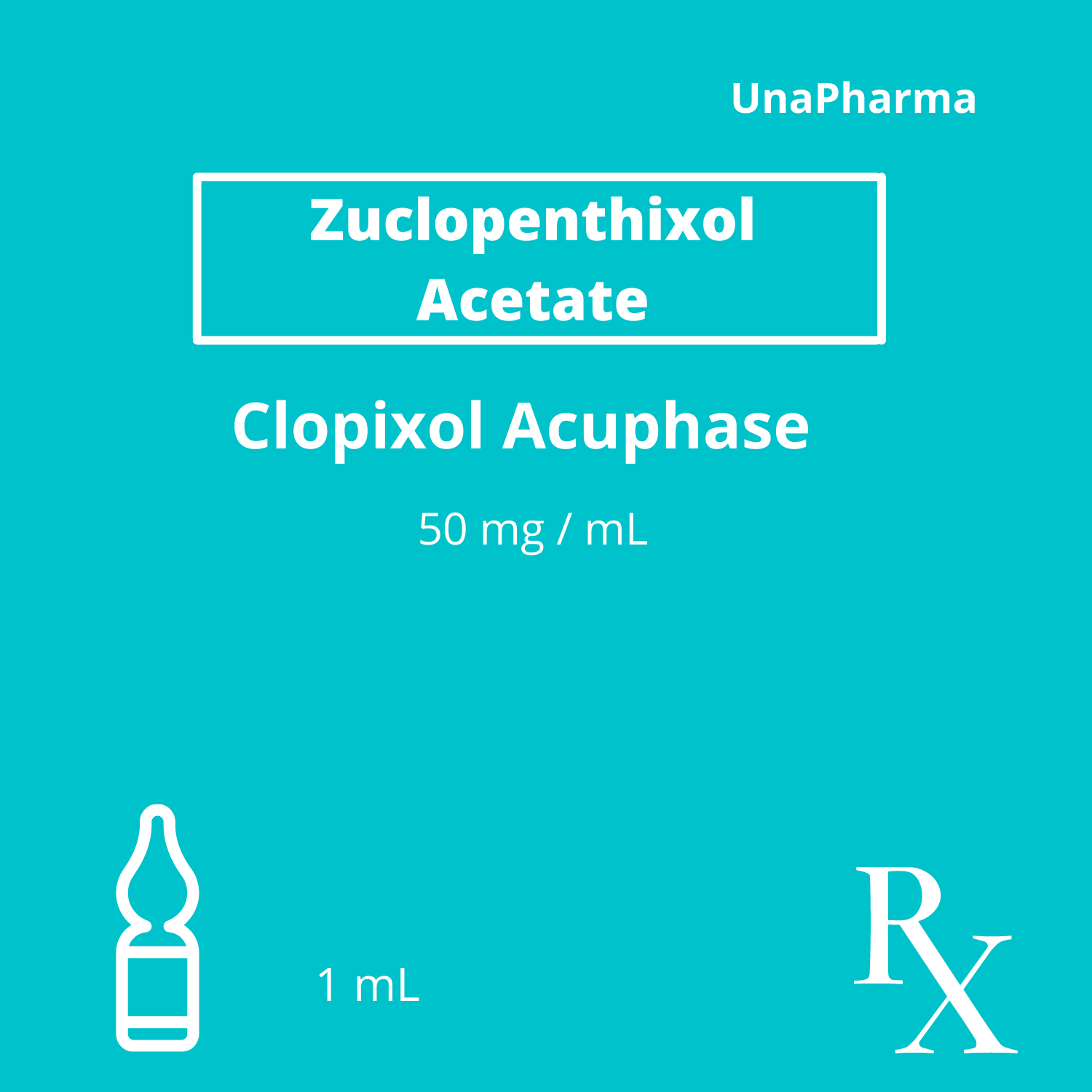 CLOPIXOL ACUPHASE Zuclopenthixol Acetate 50mg / mL Solution for IM ...