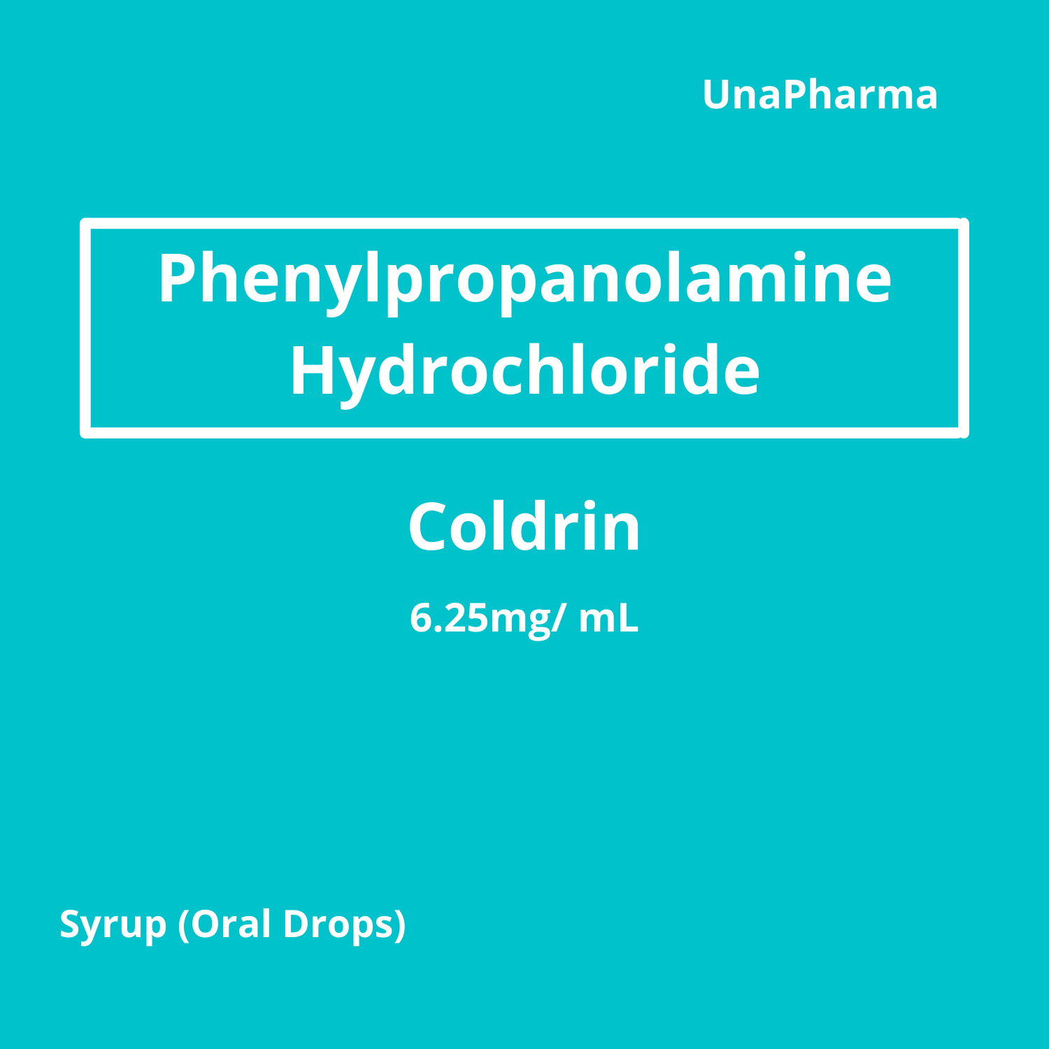 COLDRIN Phenylpropanolamine Hydrochloride 6.25mg / mL Syrup (Oral Drops ...