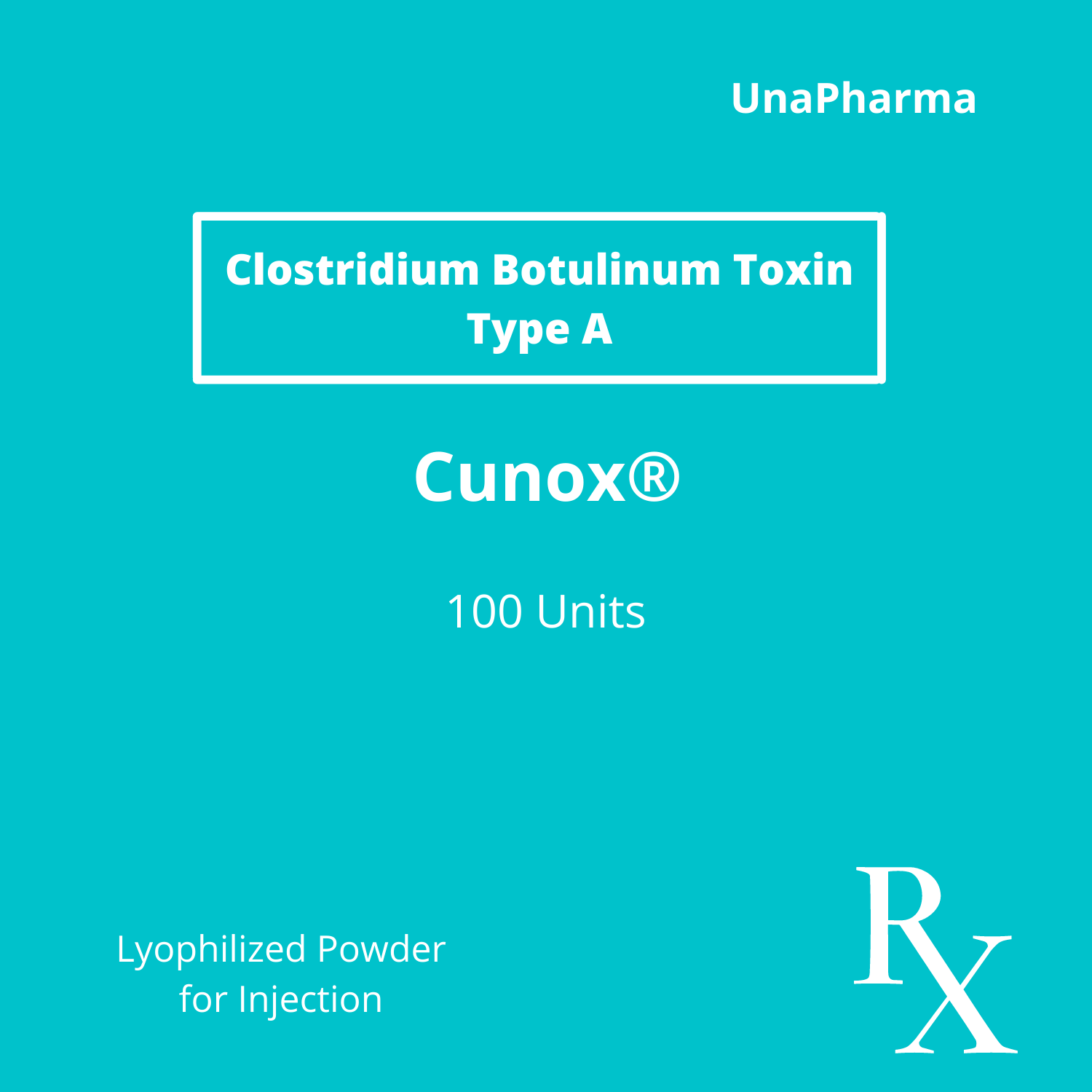 CUNOX Clostridium Botulinum Type A Neurotoxin Complex 100 Units ...
