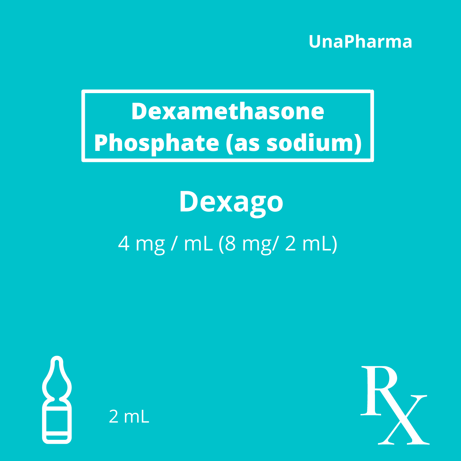 DEXAGO Dexamethasone Sodium Phosphate 4mg / mL Solution for IM/IV ...