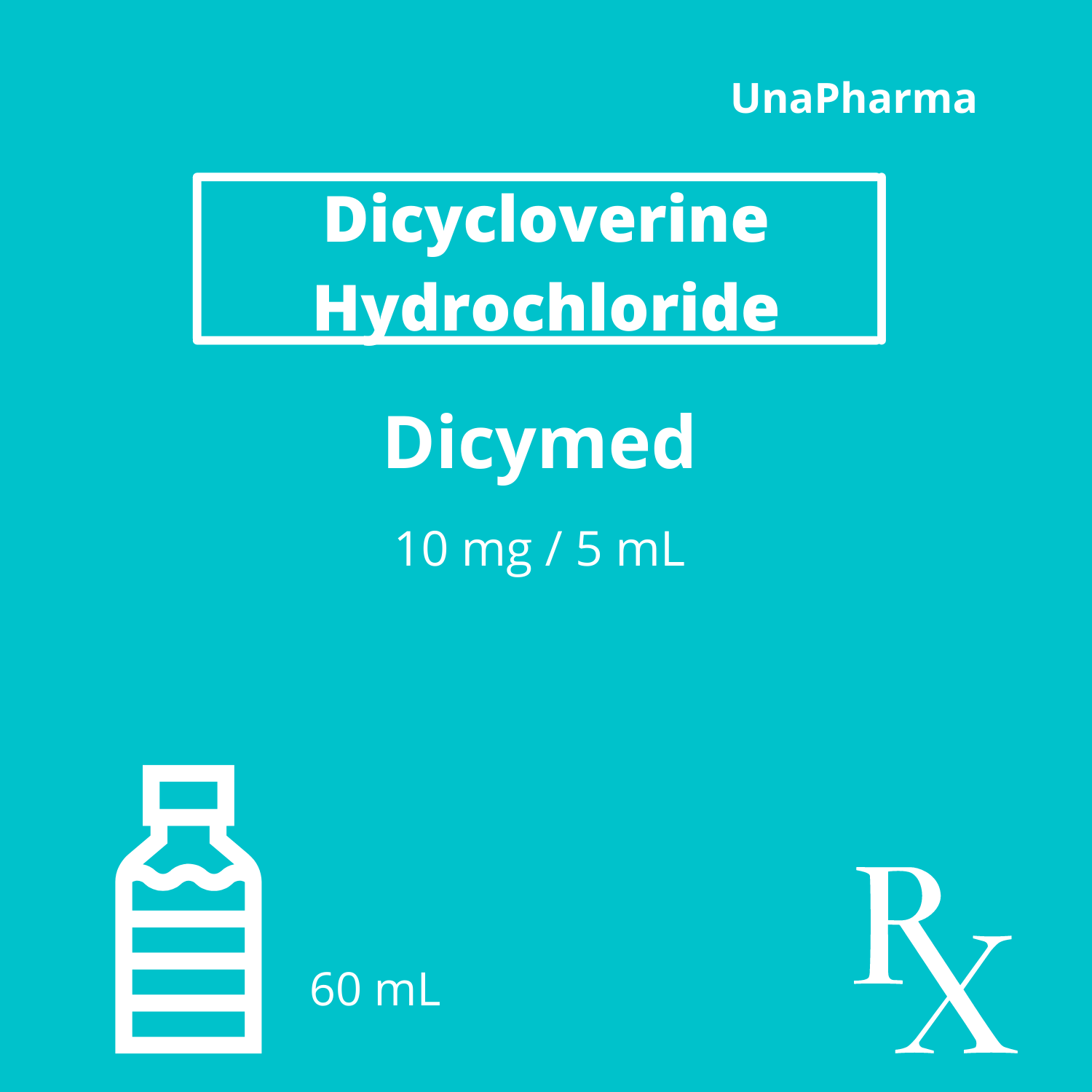 DICYMED Dicycloverine Hydrochloride 10mg / 5mL Syrup 60mL price in the ...