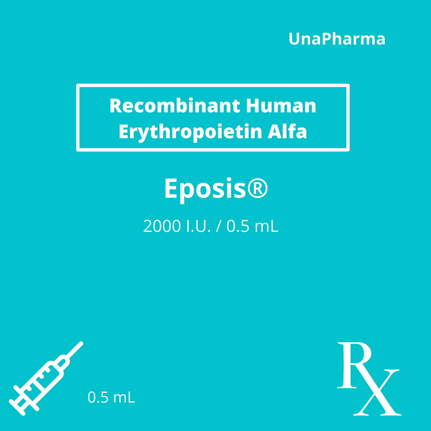 EPOSIS Epoetin Alfa 2,000IU / 0.5mL Solution for IV/SC Injection 0.5mL ...