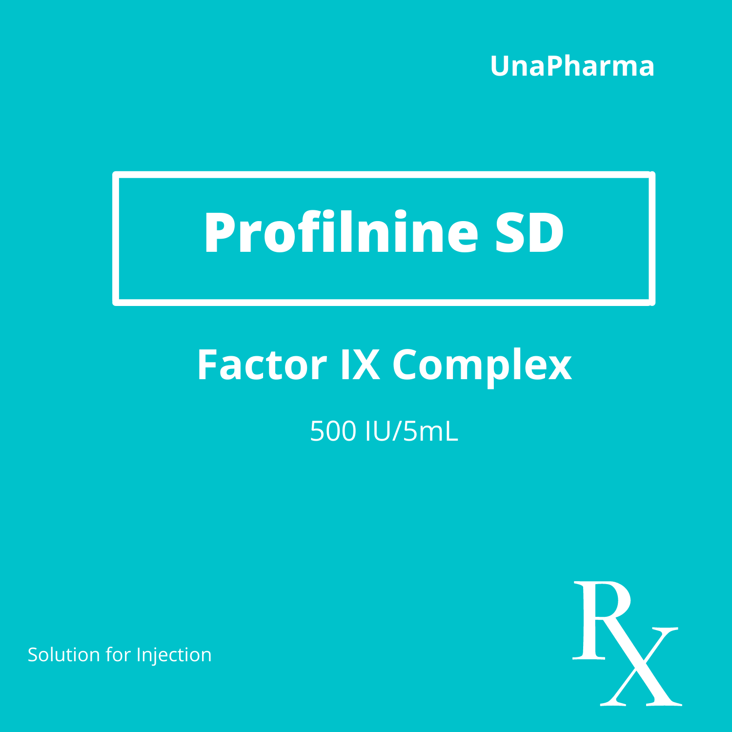 FACTOR IX COMPLEX Profilnine SD 500IU / 5mL Powder for IV Injection 5mL ...