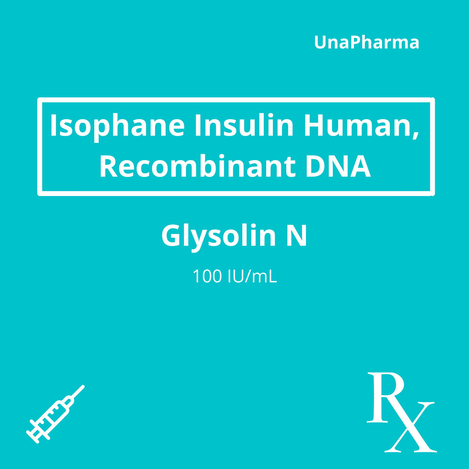 GLYSOLIN N Isophane Insulin Human (rDNA) 100IU / mL Suspension for SC ...
