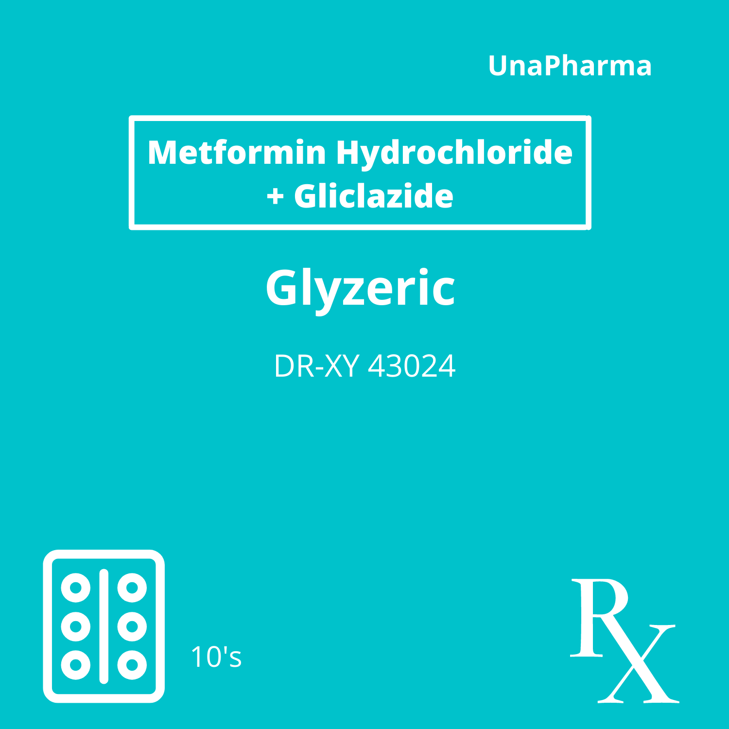 GLYZERIC Metformin Hydrochloride / Gliclazide 850mg / 80mg Film-Coated ...