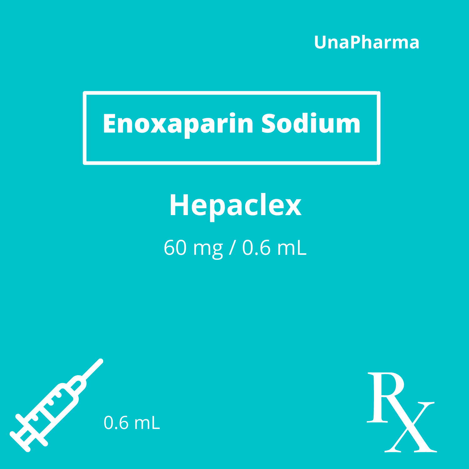 HEPACLEX Enoxaparin Sodium 60mg / 0.6mL Solution for SC Injection 0.6mL ...