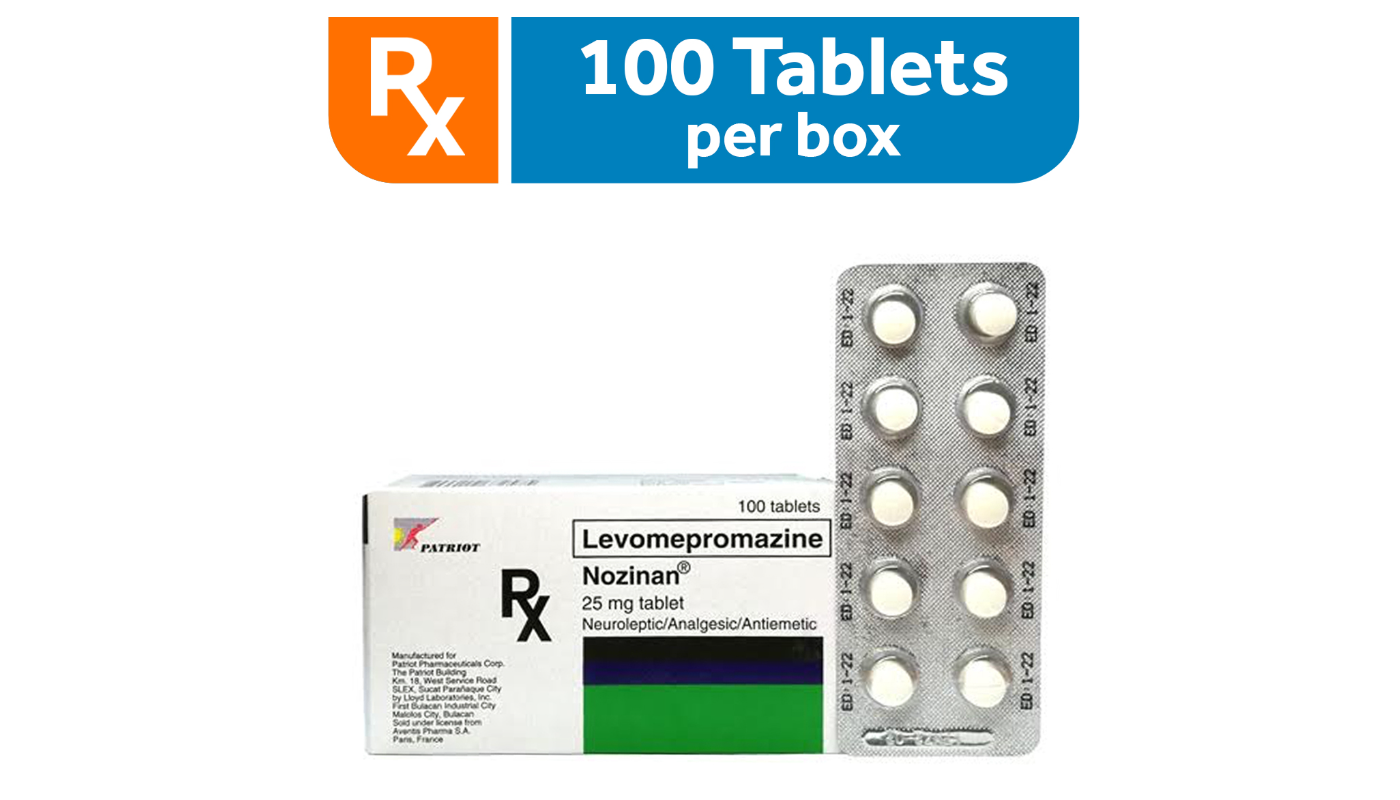 NOZINAN Levomepromazine Maleate 25mg Tablet 100's price in the ...