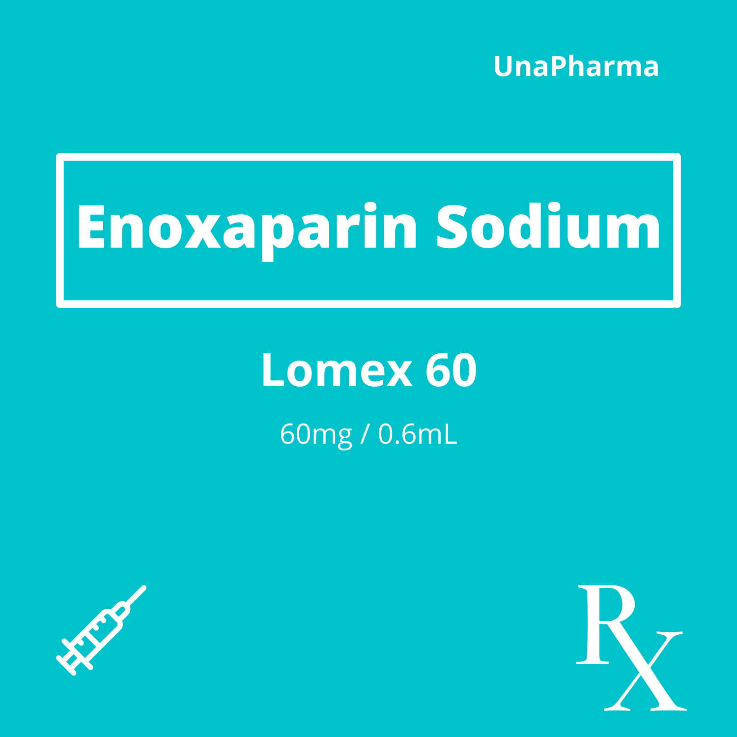 LOMEX 60 Enoxaparin Sodium 60mg / 0.6mL Solution for SC Injection 0.6mL ...
