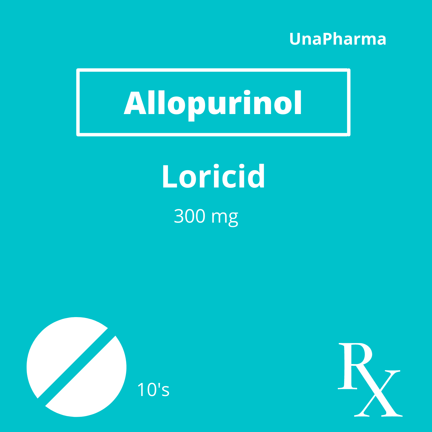 LORICID Allopurinol 300mg Tablet 100's price in the Philippines ...