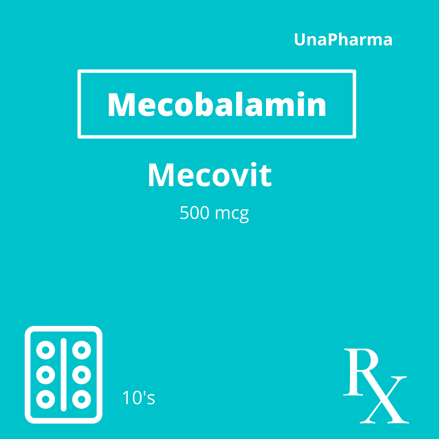 MECOVIT Mecobalamin 500mcg Tablet 100's price in the Philippines ...